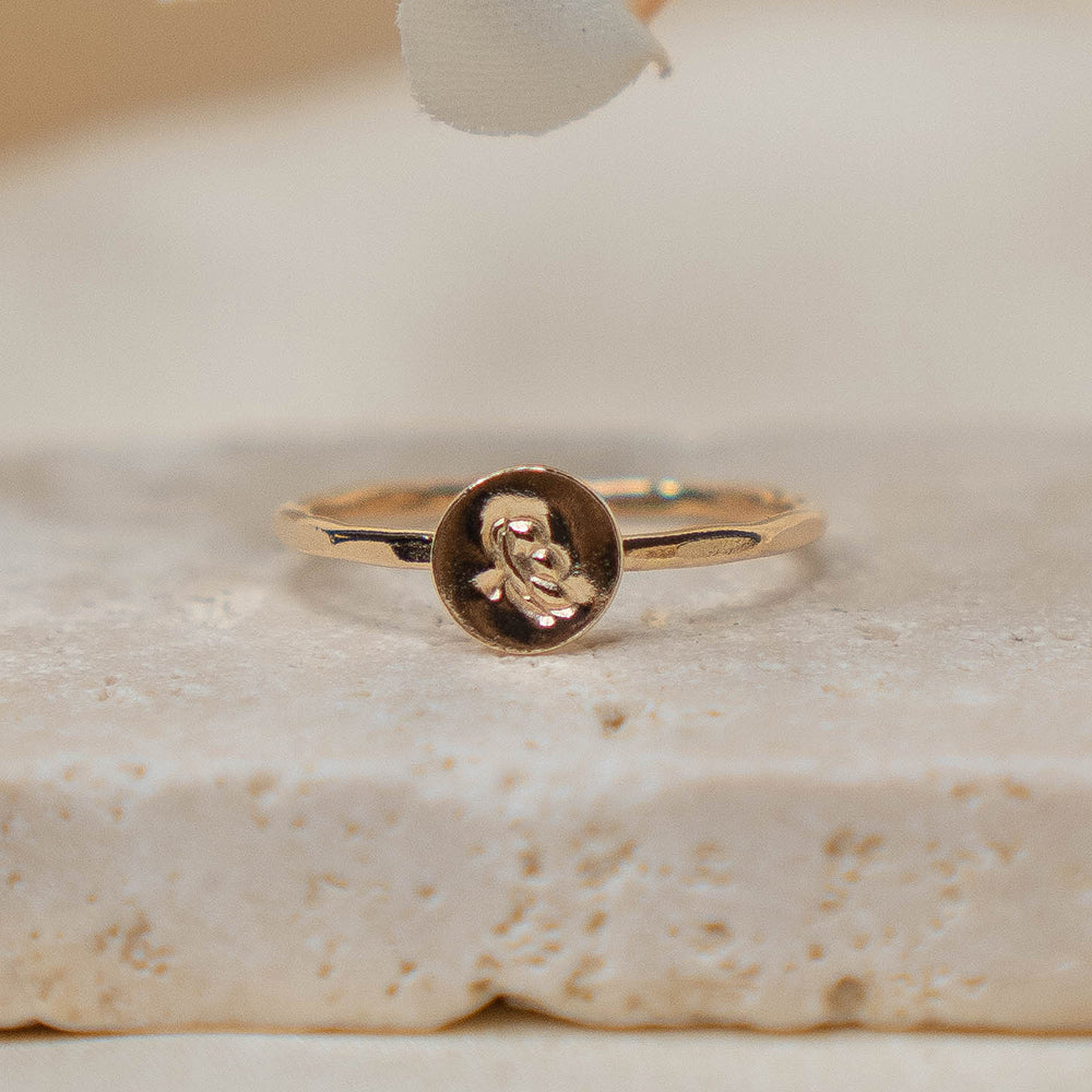 Birth Flower Ring – Aja Jewelry